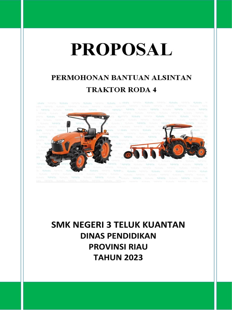 Proposal Traktor | PDF