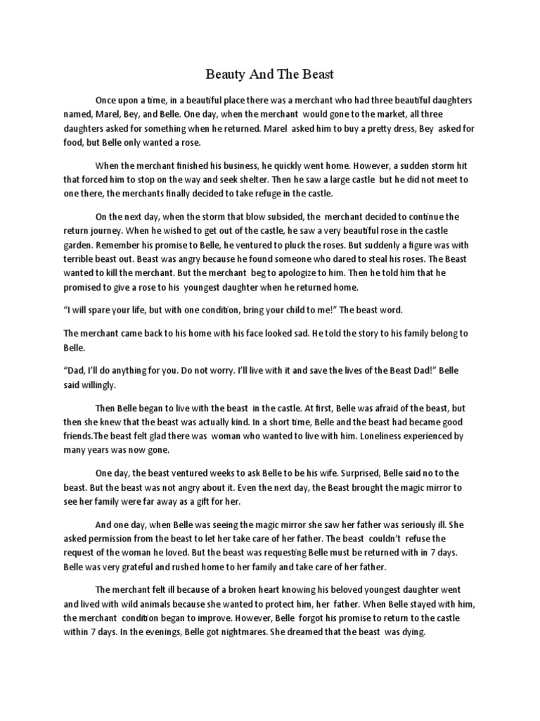 Beauty and The Beast | PDF