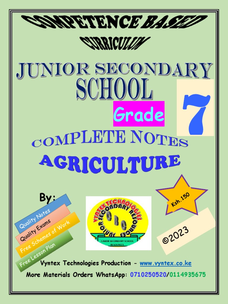 Grade 7 CBC Complete Agriculture Notes | PDF | Agriculture | Surface Runoff Grade 7 CBC Complete Agriculture Notes | PDF | Agriculture | Surface Runoff