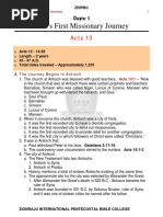 Four Gospel Charts | PDF | Ministry Of Jesus | Gospel Of Mark