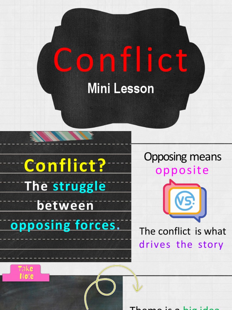 Conflict Mini Lesson | PDF | Psychology