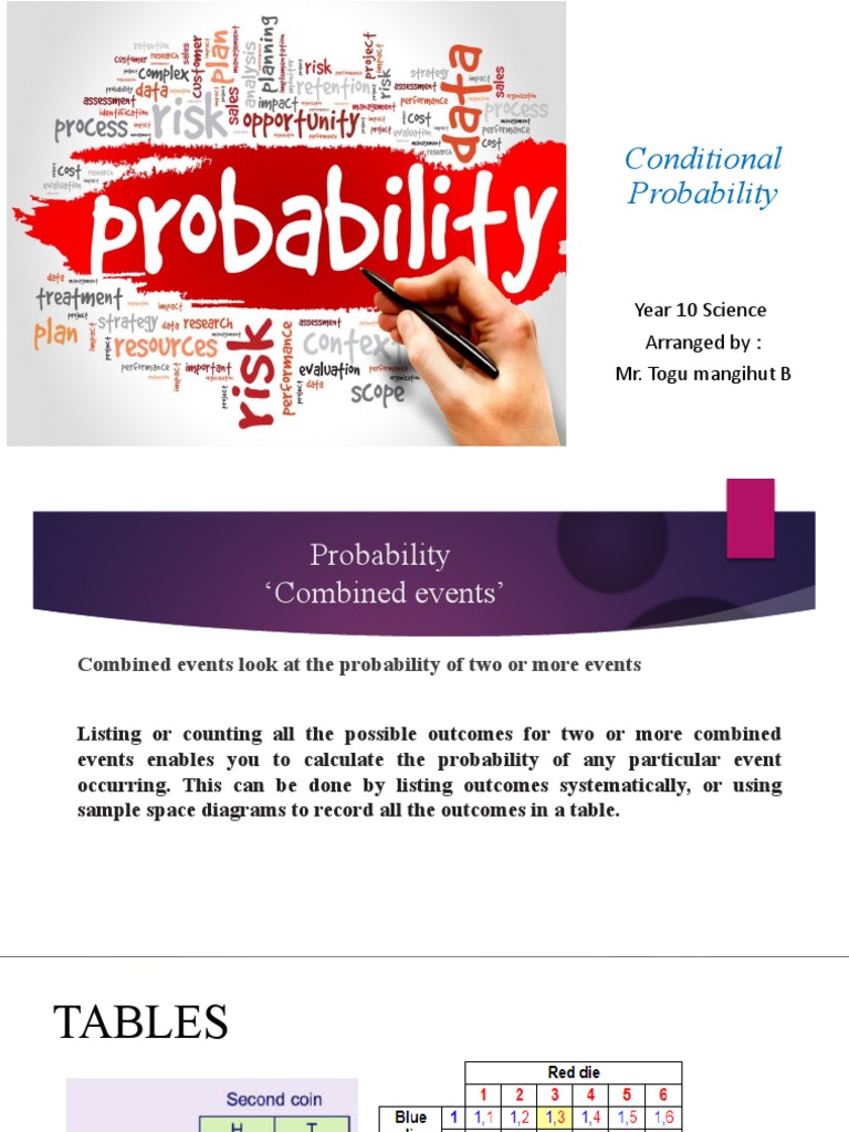 Conditional Probability (Y10 Science) | PDF | Probability | Measure Theory
