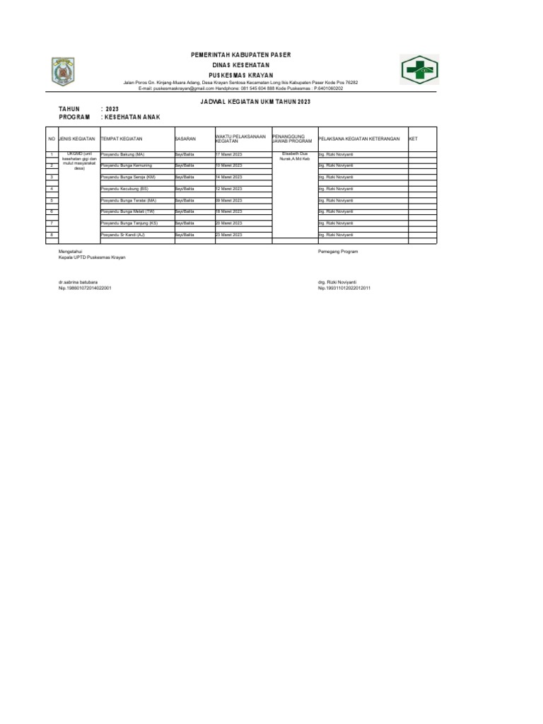 Jadwal Prog Ukgmd 2023 | PDF
