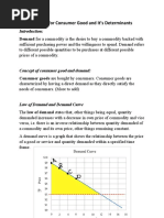 Demand - Class 11 | PDF | Demand | Price Elasticity Of Demand