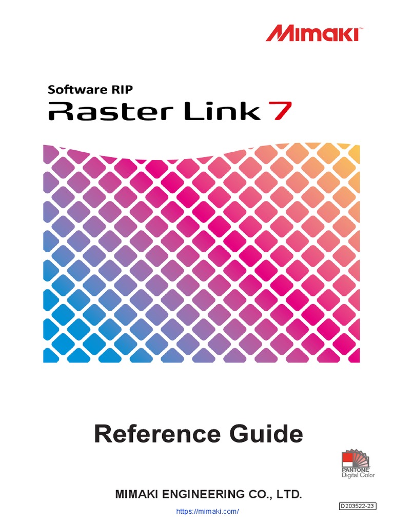 RasterLink7 Reference Guide v2.3 | PDF | Icon (Computing) | Printer (Computing)