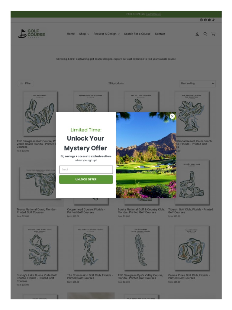 Florida Golf Course Maps Collection | PDF | Golf Clubs And Courses ...