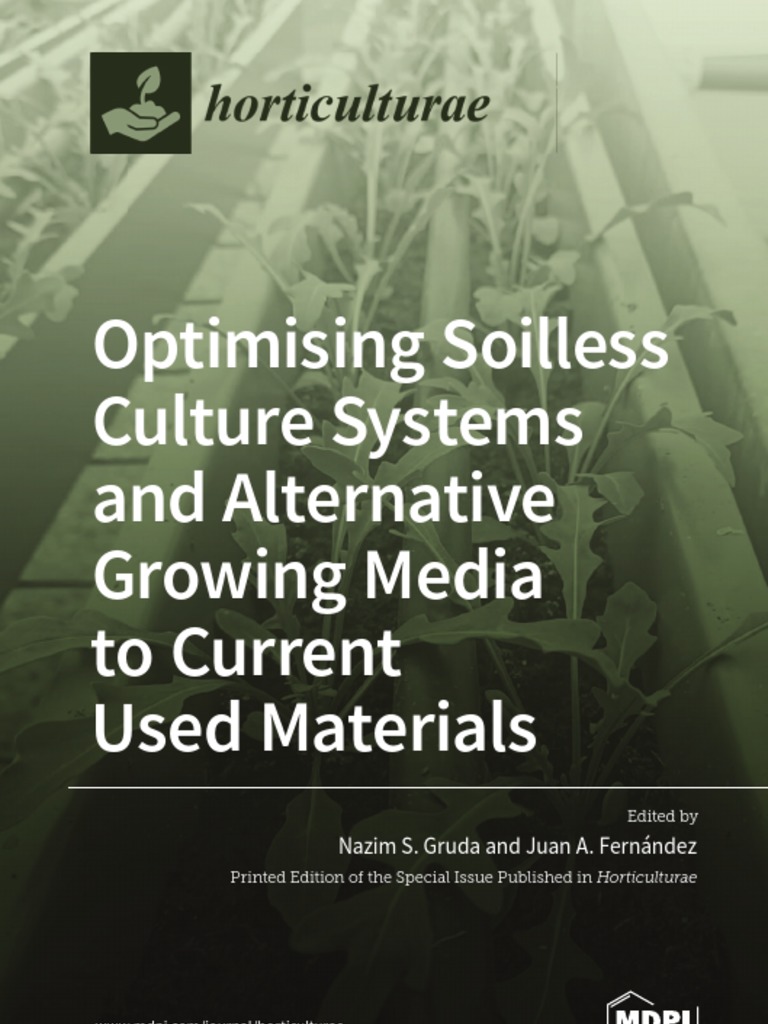 Optimising Soilless Culture Systems and Alternative Growing Media To ...