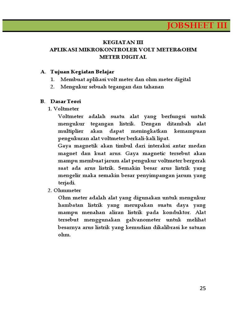 Jobsheet 3. | PDF