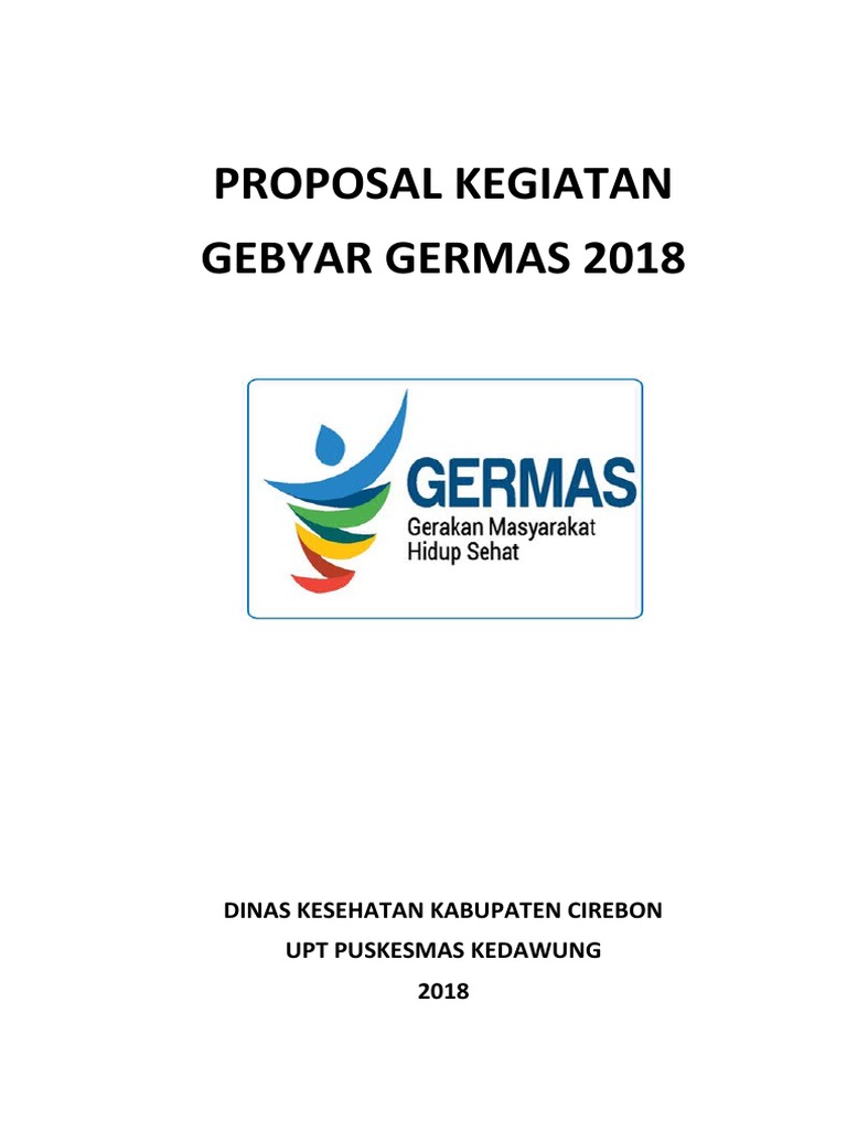 Proposal Gebyar Germas 2018 Cirebon | PDF | Pengembangan Diri ...
