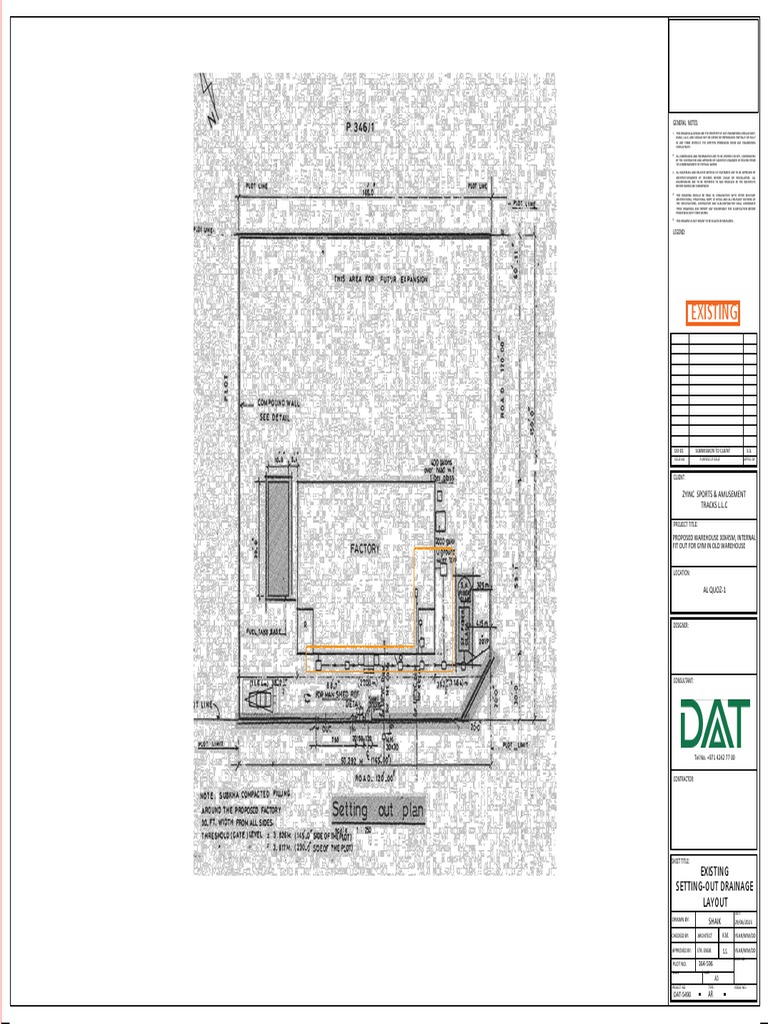 Drainage Layout | PDF | Architect | Engineering