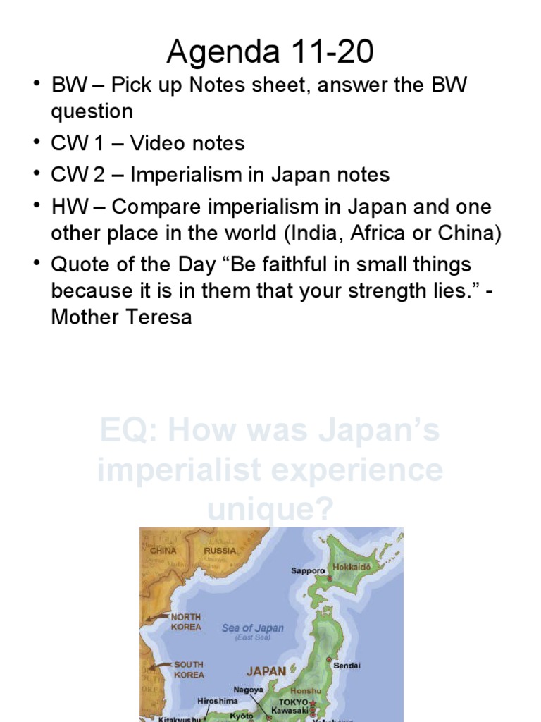 Japanese Imperialism | PDF