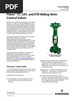Fisher ES and EAS Sliding - Stem Control Valves: ES Valve Product ...