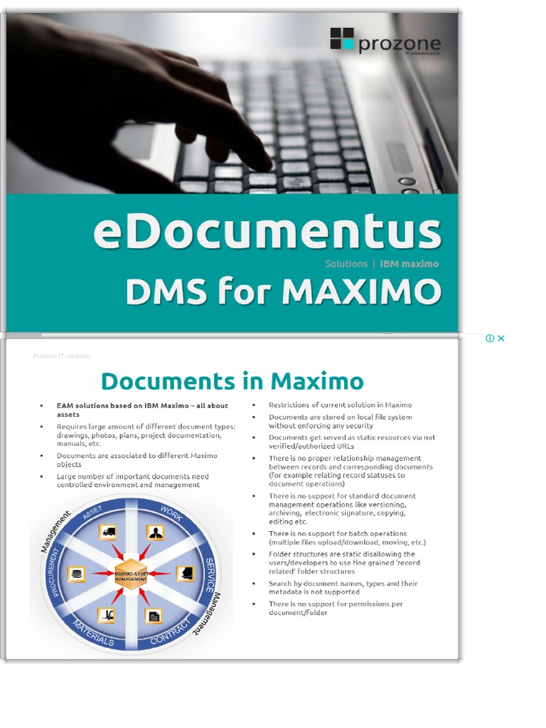 Edocumentus Solutions Ibm Maximo Dms For Maximo Pdf