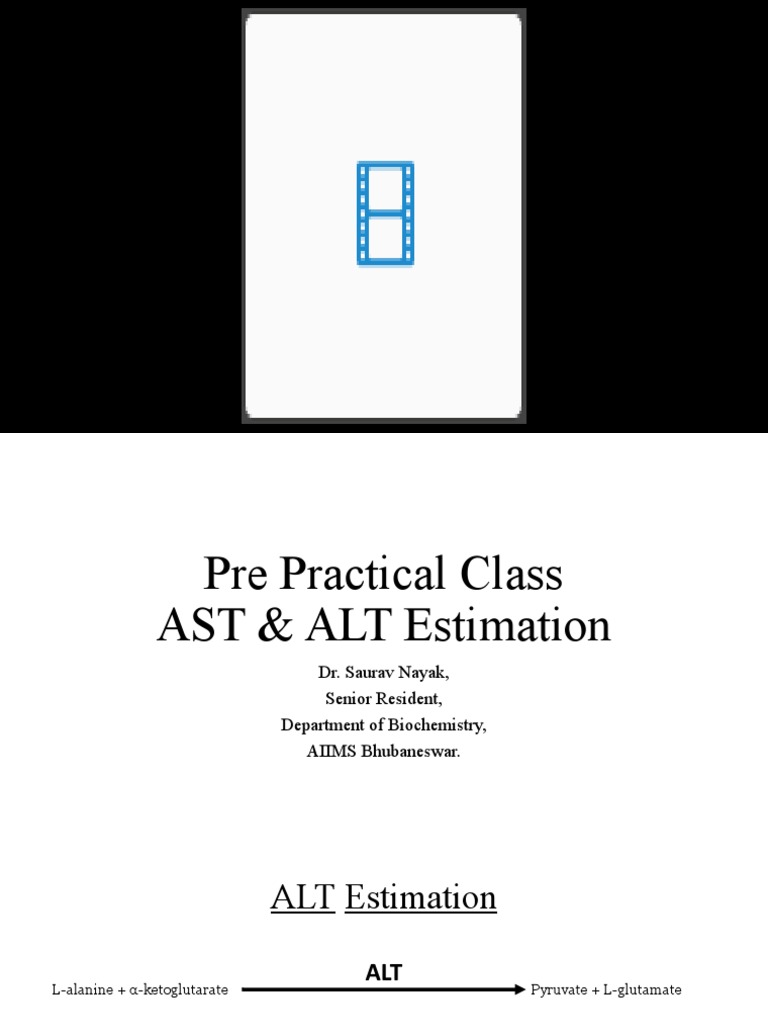 Pre Practical AST ALT | PDF