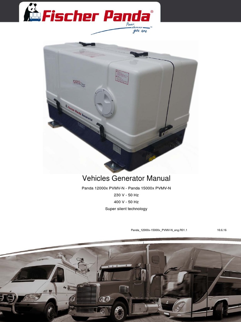 Fischer Panda PVMV-N 15000x | PDF | Electric Motor | Electric Generator