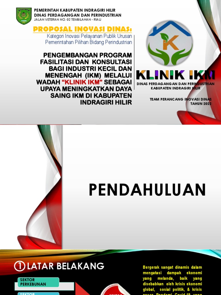 Proposal Klinik Ikm | PDF | Bisnis