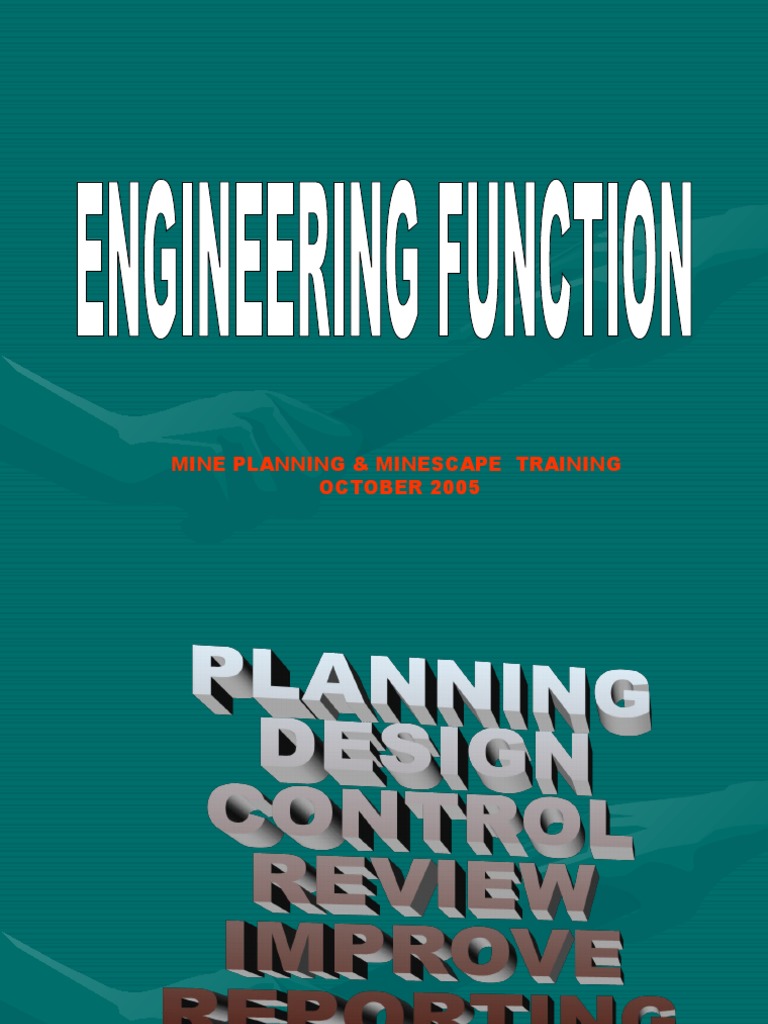Eng - Mine Plan - Production Schedule | PDF