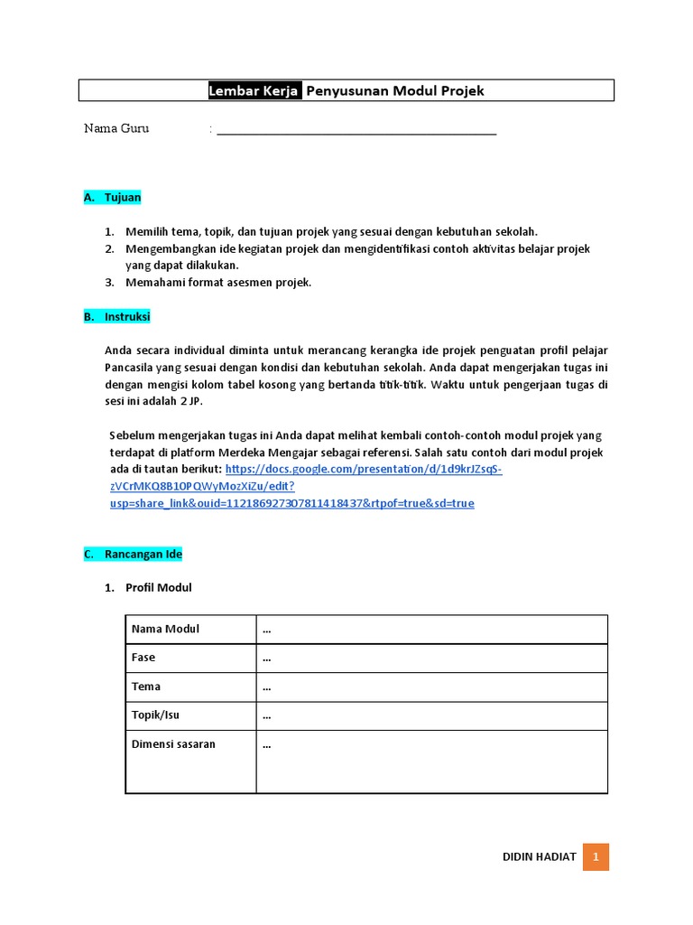 Rancangan Modul Projek Pancasila | PDF | Seni