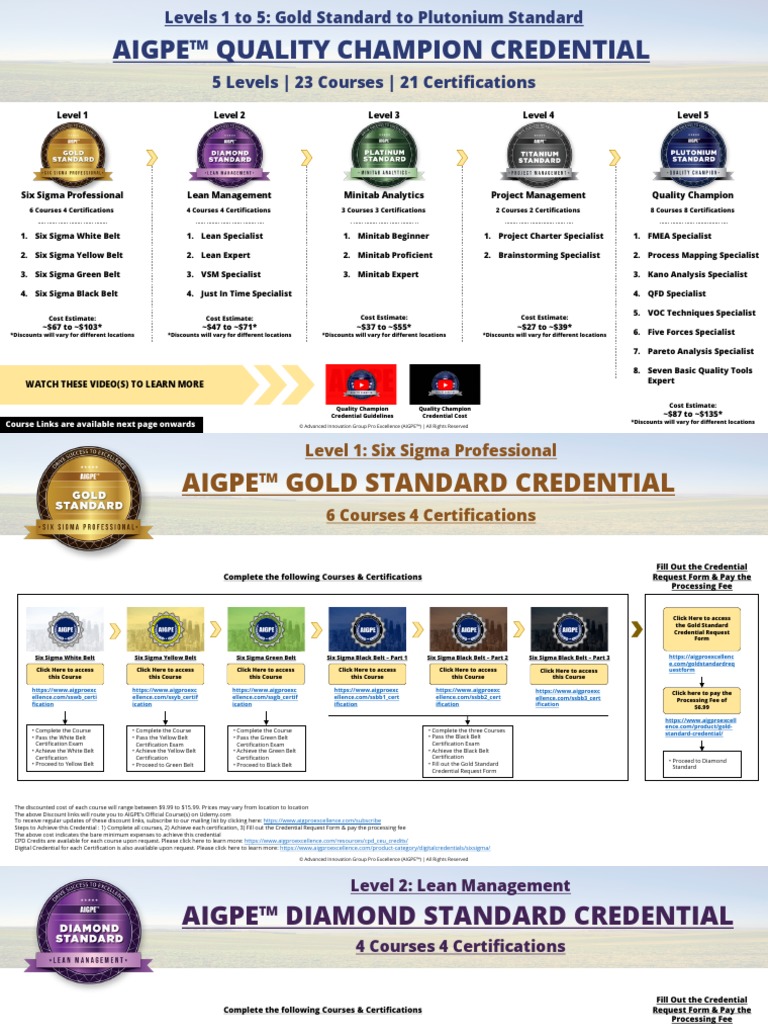 Quality+Champion+Roadmap Guidelines+Document | PDF | Six Sigma | Lean ...