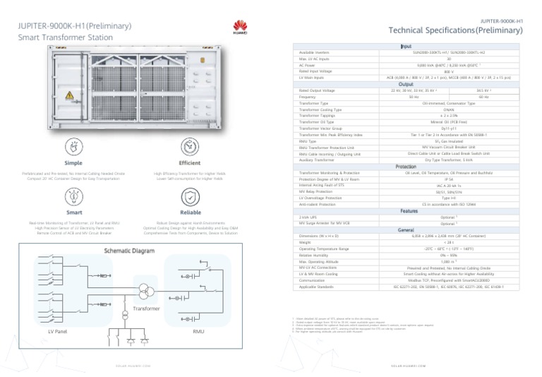 JUPITER 9000K H1Preliminary | PDF | Transformer | Alternating Current