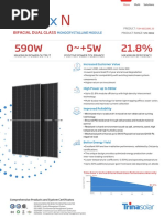 Datasheet Trina 710w | PDF | Photovoltaics | Solar Panel
