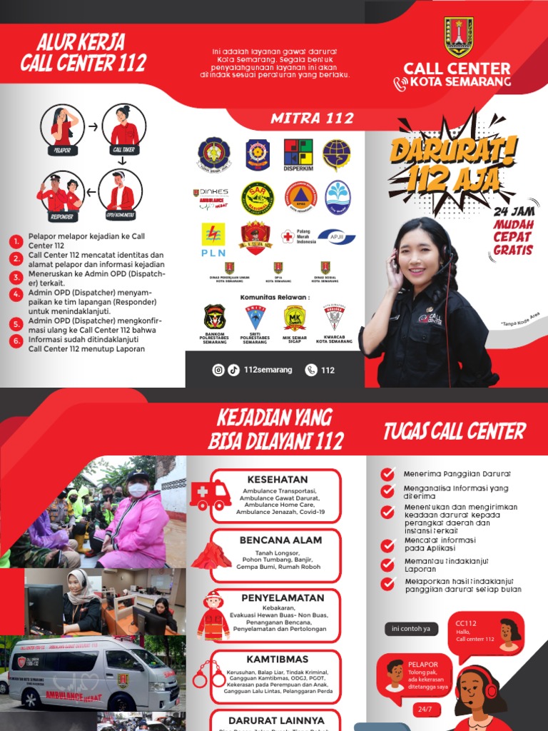 Alur Kerja Call Center 112: Darurat! 112 Aja | PDF