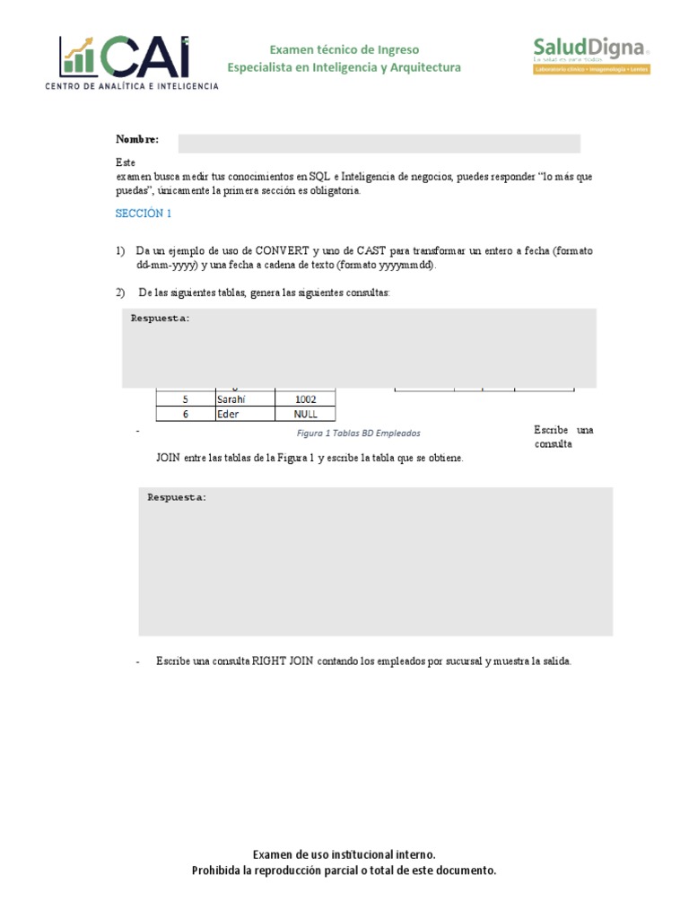Examen CAI - 2022 | PDF | SQL | Programación de computadoras