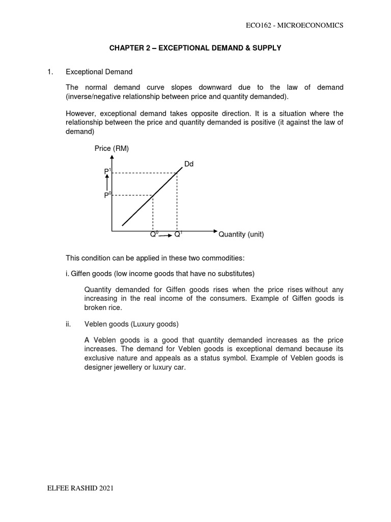 CHAPTER 2 EXCEPTIONAL DEMAND SUPPLY | PDF | Demand | Business Process