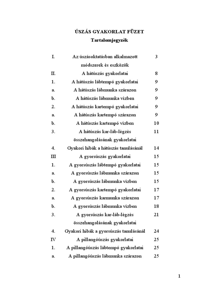 Uszas Gyakorlat Fuzet | PDF