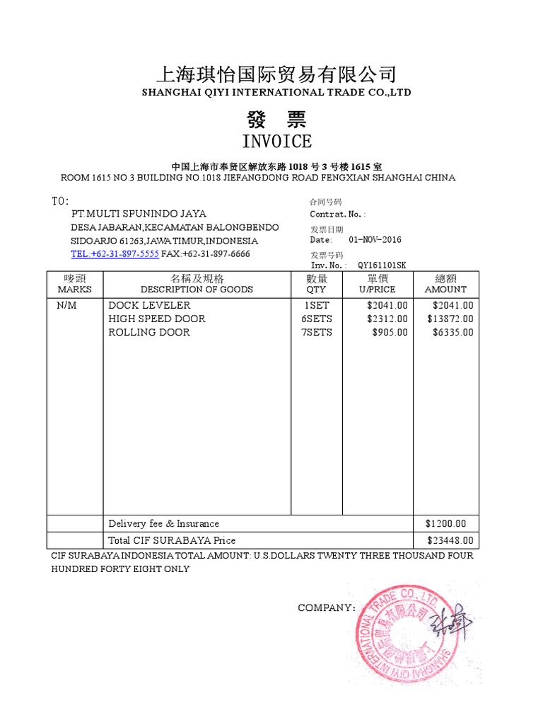invoice REV | PDF