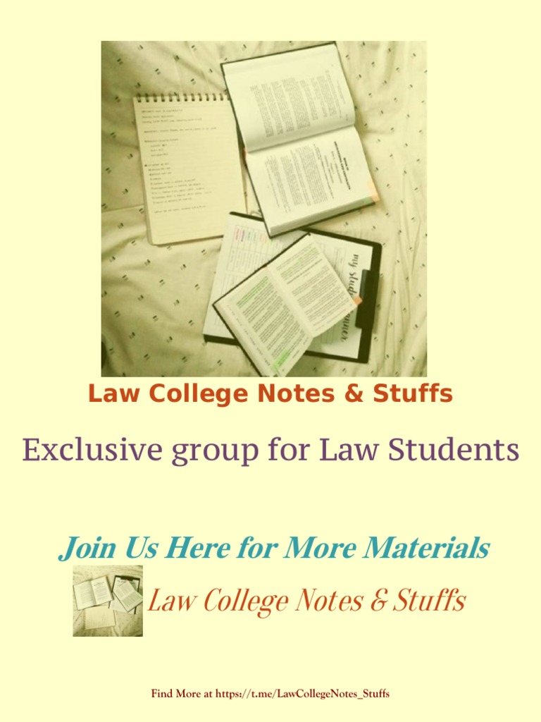 Law College Notes & Resources Group | PDF | Career & Growth | Law