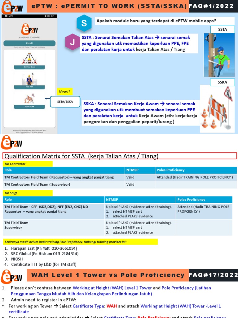 MT Training ePTW SSTA SSKA (15012023) | PDF | Ios | Android (Operating ...