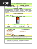 Ficha Técnica de Cremophor RH 40 | PDF | Química | Sustancias químicas