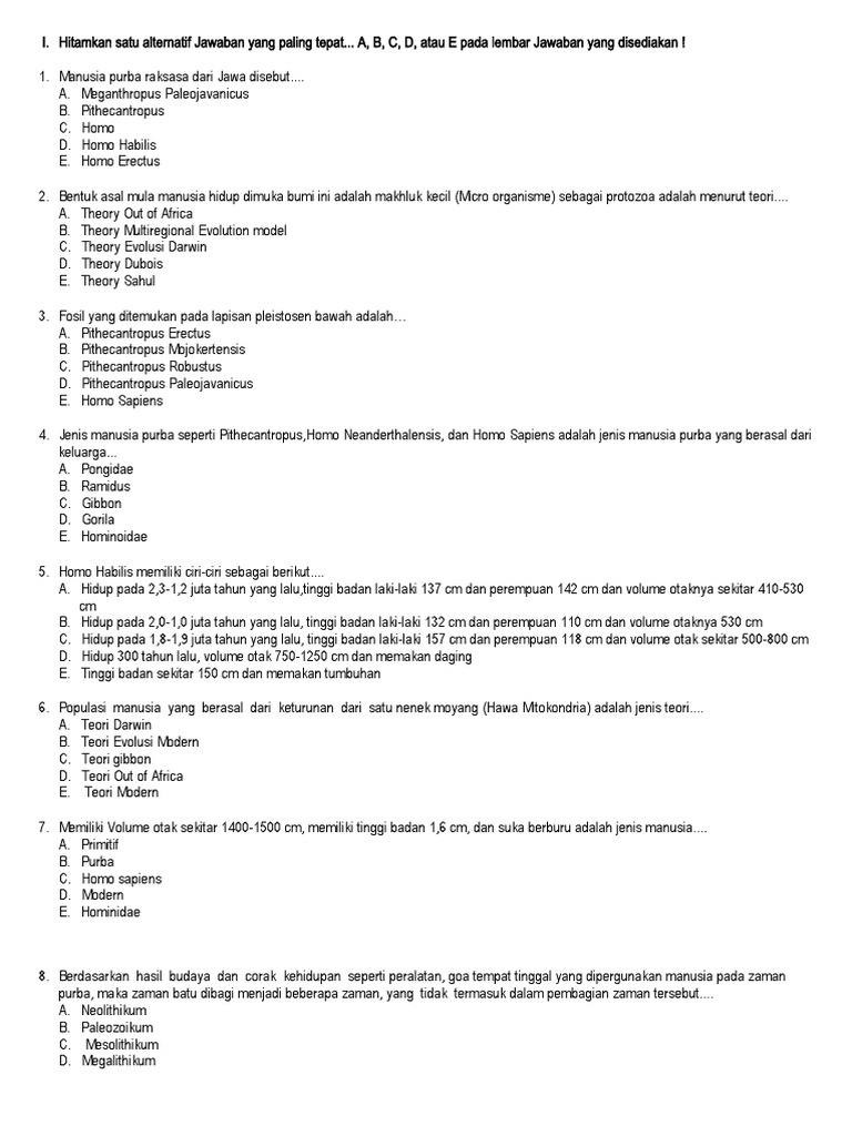 Sejarah Peminatan Kelas X | PDF