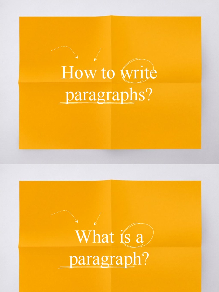 4.how To Write Paragraphs | PDF | Paragraph