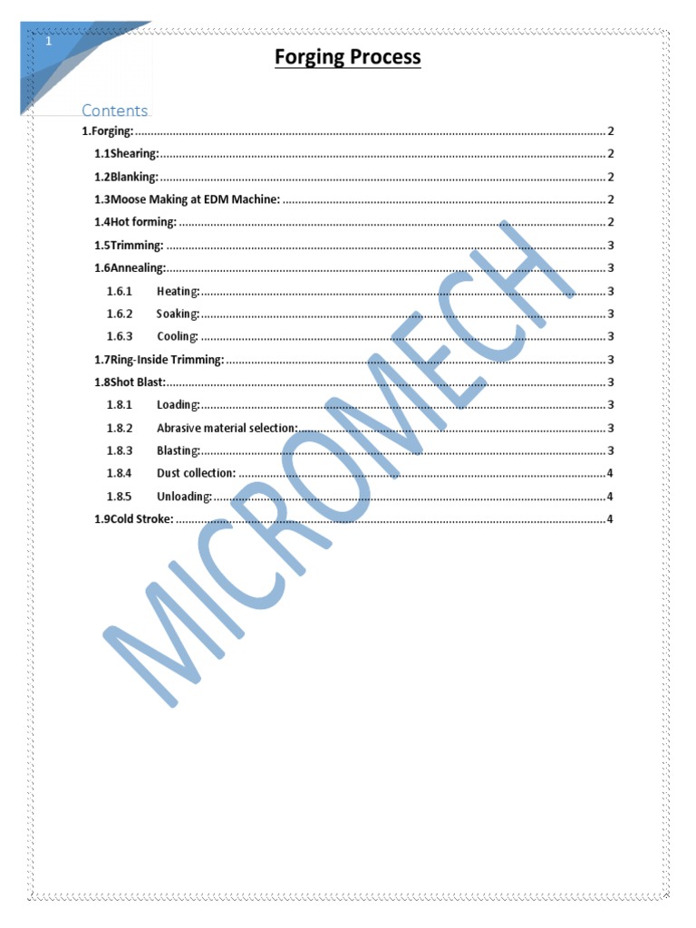 Forging Process | PDF | Forging | Sheet Metal