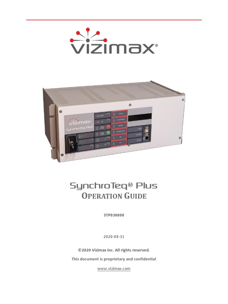 Vizimax Synchroteq Plus | PDF | Trademark | Legal Liability