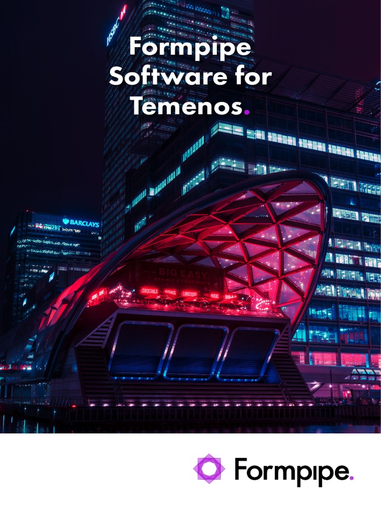 Temenos Brochure - Formpipe | Download Free PDF | Cloud Computing | Internet
