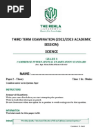 Grade 7 Final Exams 2024 | PDF | Teaching Methods & Materials