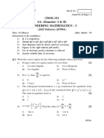 SPPU FE 2024 Pattern PYQ (Imp Solution Hub) | PDF | Linear Algebra | Algebra