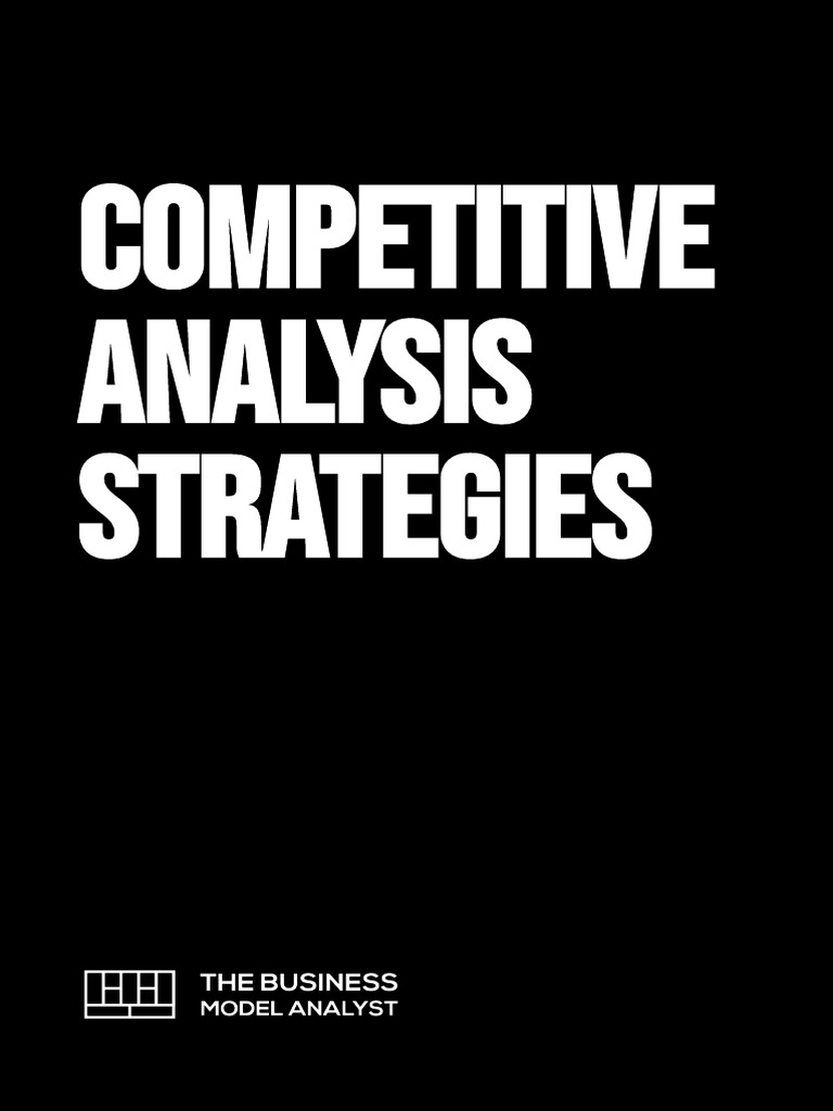 Competitive Analysis Strategies-Gmj5gq | PDF | Swot Analysis ...