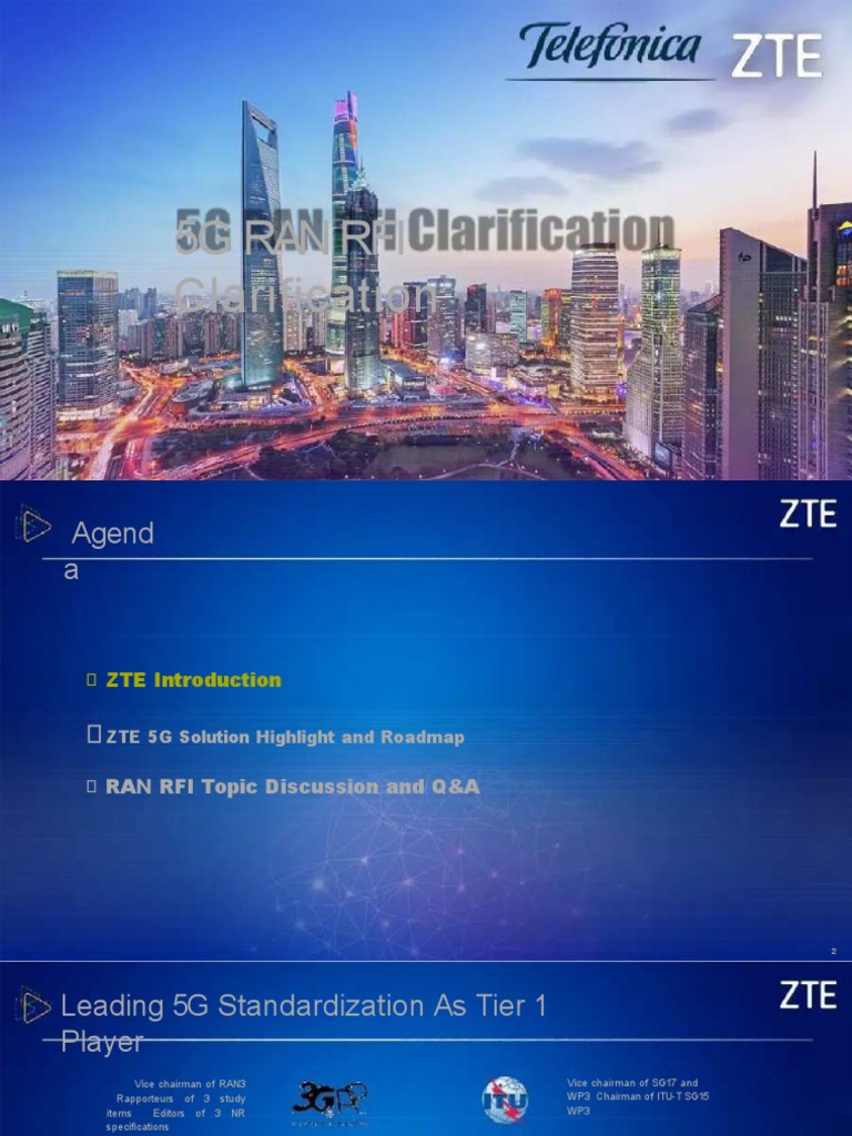 Zte 5g Ran Rfi Clarificationdraft v7pdf | PDF | Duplex ...
