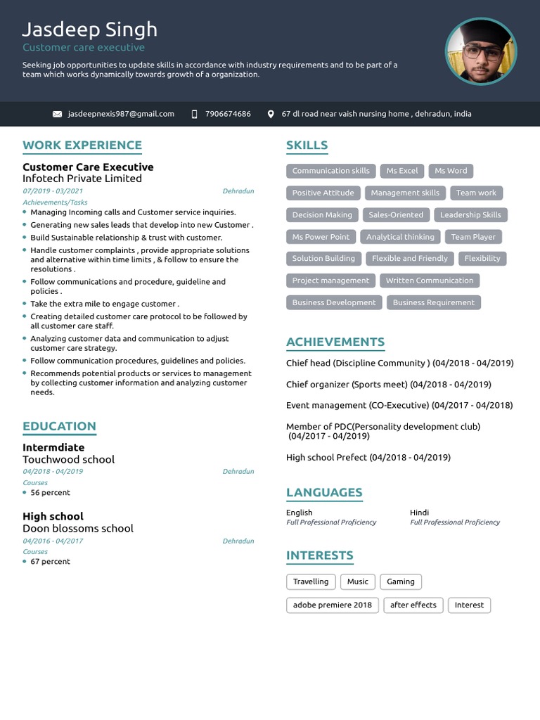 Jasdeep's Final Resume | Download Free PDF | Business