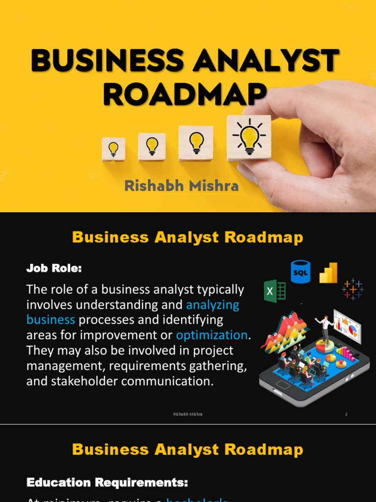 Business Analyst Roadmap by Rishabh Mishra | PDF | Information Science ...