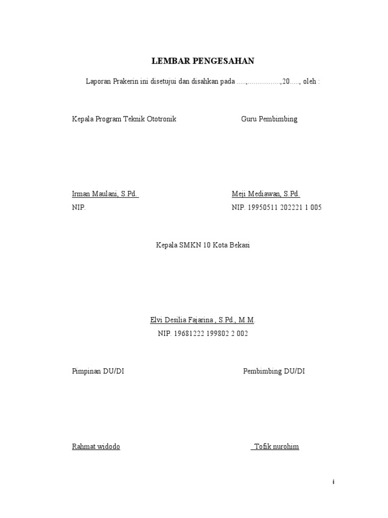Aji Setiawan Punya Laporan | PDF