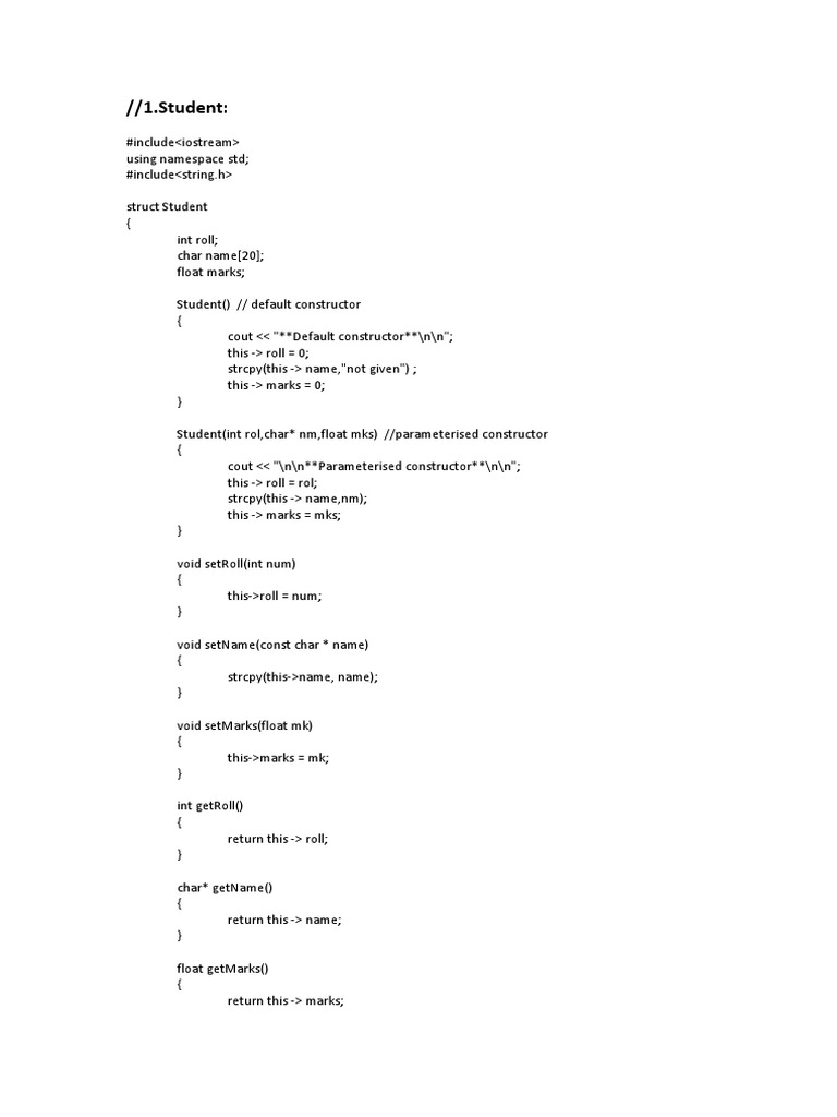 Stucture - Array + One Pointer | PDF | Namespace | Computer Data