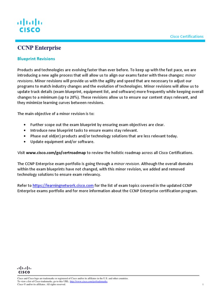 CCNP Enterprise v1.1 Release Notes | PDF | Cloud Computing | Wireless Lan