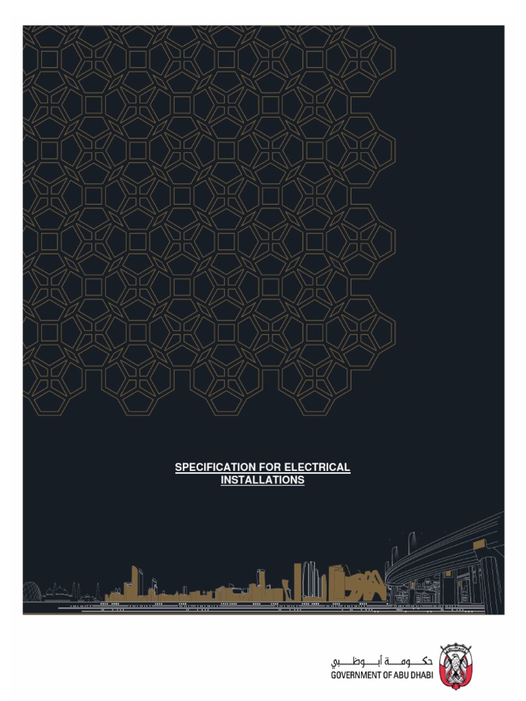 Specification For Electrical Installations | PDF | Electrical Wiring | Lighting