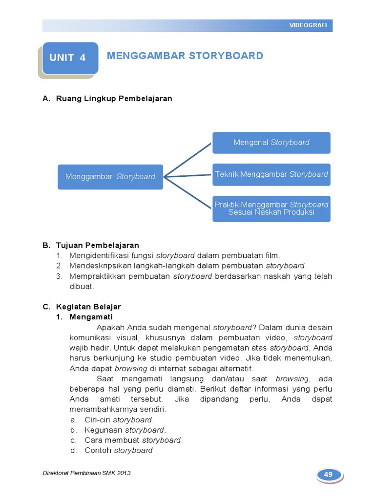 Panduan Lengkap Membuat Storyboard | PDF | Seni