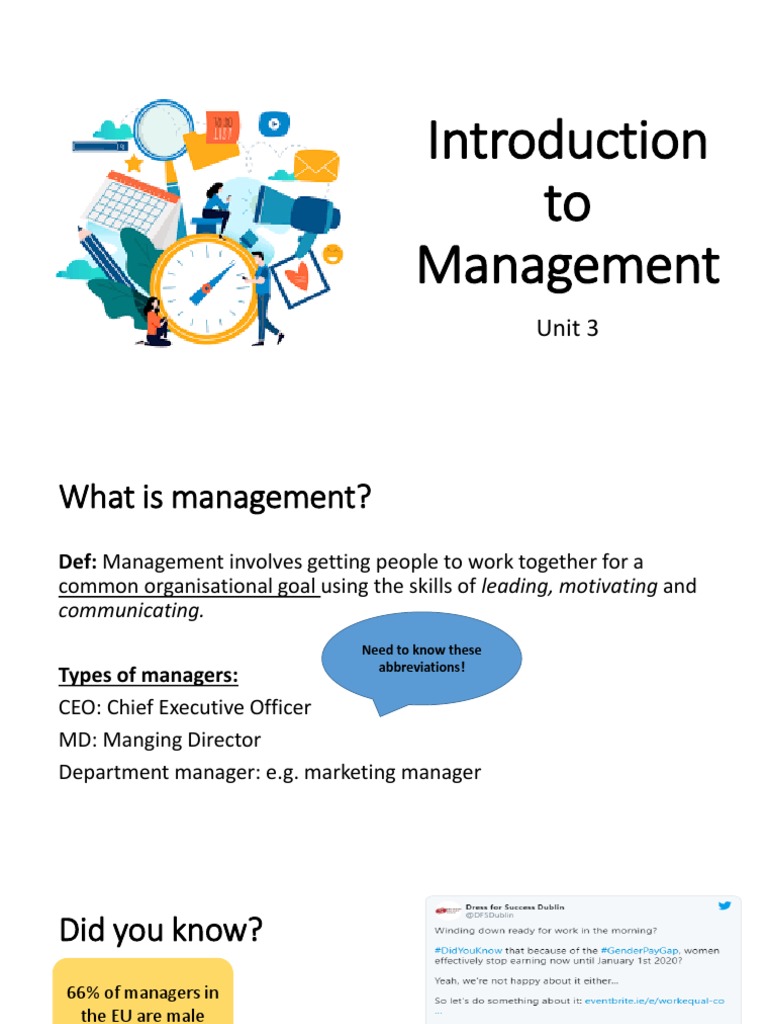 Understanding Management Basics | PDF | Entrepreneurship | Employment